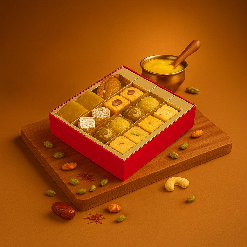 Assorted Ghee Sweets – Annapoorna Mithai