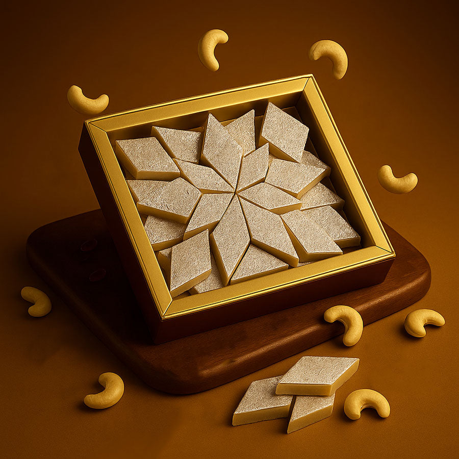 Kaju Katli | Kaju Barfi | Diamond Sweets – Annapoorna Mithai